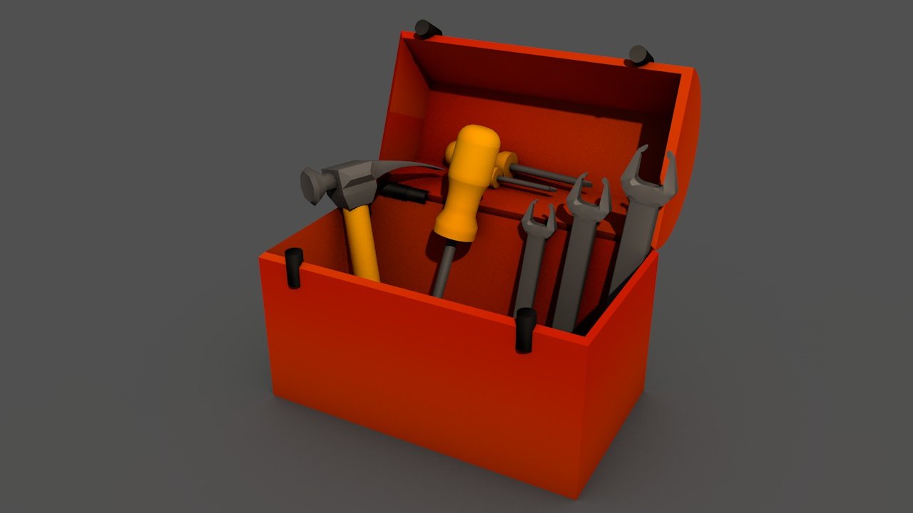 toolbox 3D Models in Toys 3DExport