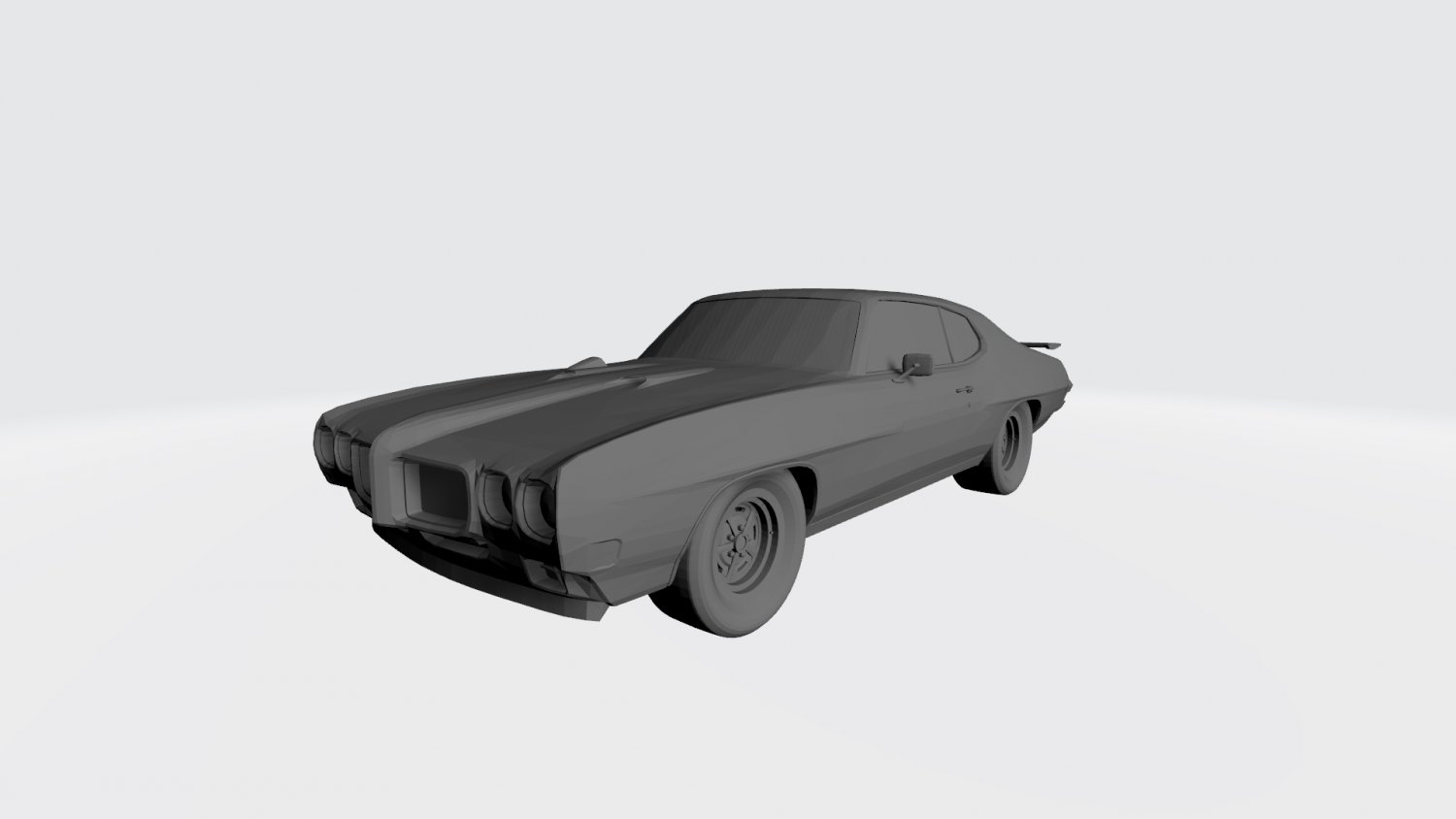 3D PRINTING MODEL OF PONTIAC GTO 1970 CAR STL FILE 3D Модель in ...