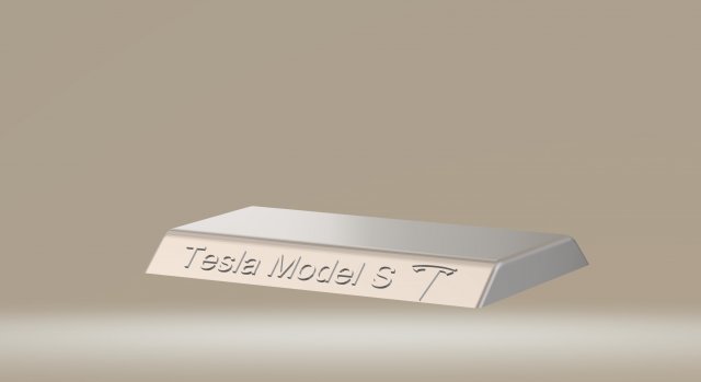 tesla model s 3d model car custom 3d printing stl file 3D-Druckmodell ...