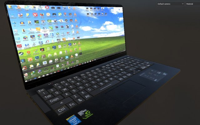 laptop ibook Free 3D Model in Computer 3DExport