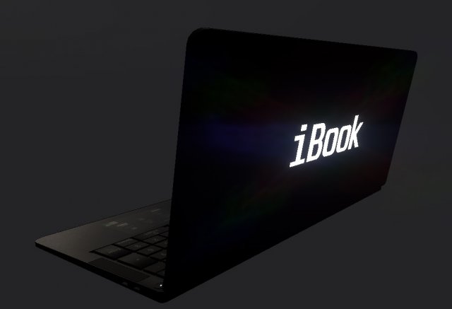 laptop ibook Free 3D Model in Computer 3DExport