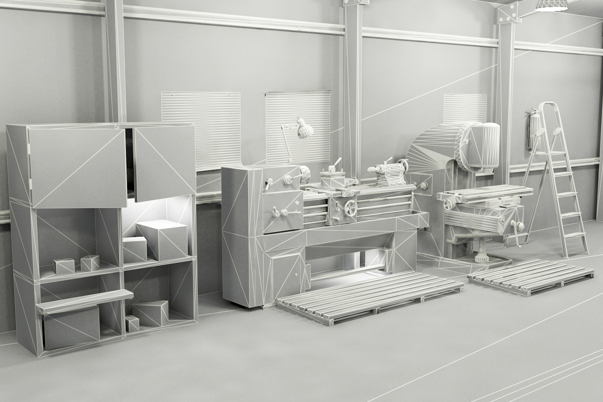 Workshop 3D Model in Tools 3DExport