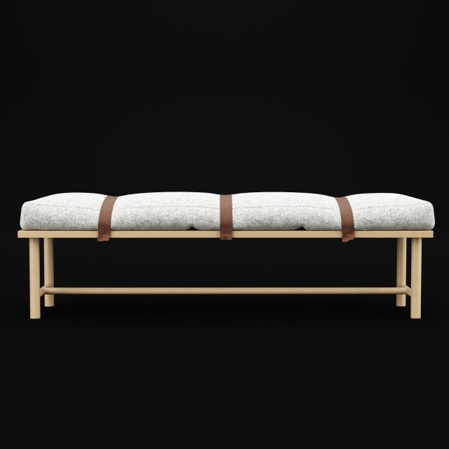 bed bench 3 3D Model in Bench 3DExport