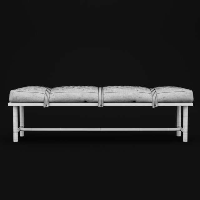 bed bench 3 3D Model in Bench 3DExport