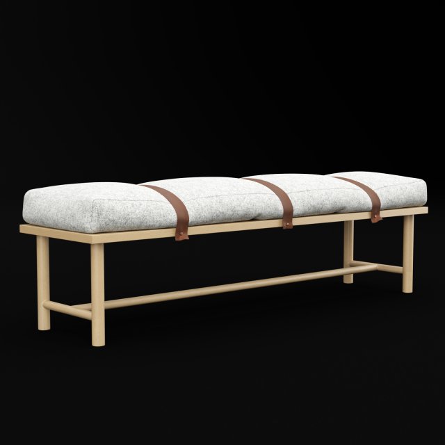 bed bench 3 3D Model in Bench 3DExport