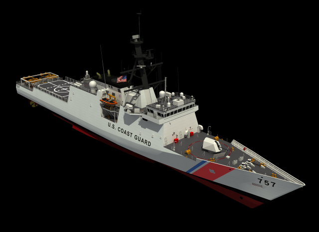USCGC MIDGETT - LEGEND CLASS US CUTTER-COAST GUARD 3D Model in ...