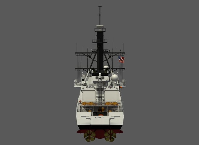 USCGC MIDGETT - LEGEND CLASS US CUTTER-COAST GUARD 3D Model in ...
