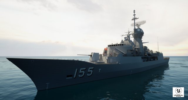 ANZAC MEKO Class Frigate HMAS BALLARAT FFH 155 model 3D 模型 in 战舰 3DExport