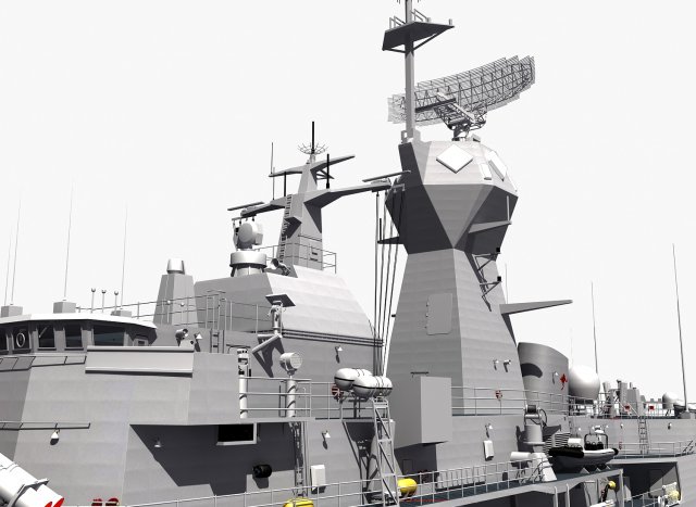ANZAC MEKO Class Frigate HMAS BALLARAT FFH 155 model 3D-Modell in ...