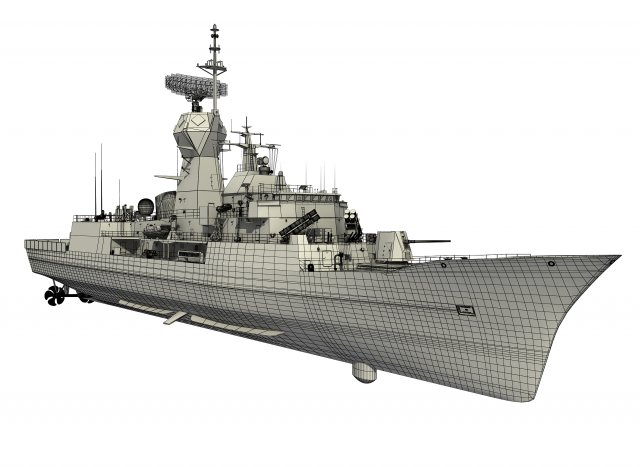 ANZAC MEKO Class Frigate HMAS BALLARAT FFH 155 model 3D 模型 in 战舰 3DExport