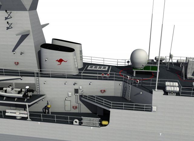 ANZAC MEKO Class Frigate HMAS BALLARAT FFH 155 model 3D 模型 in 战舰 3DExport