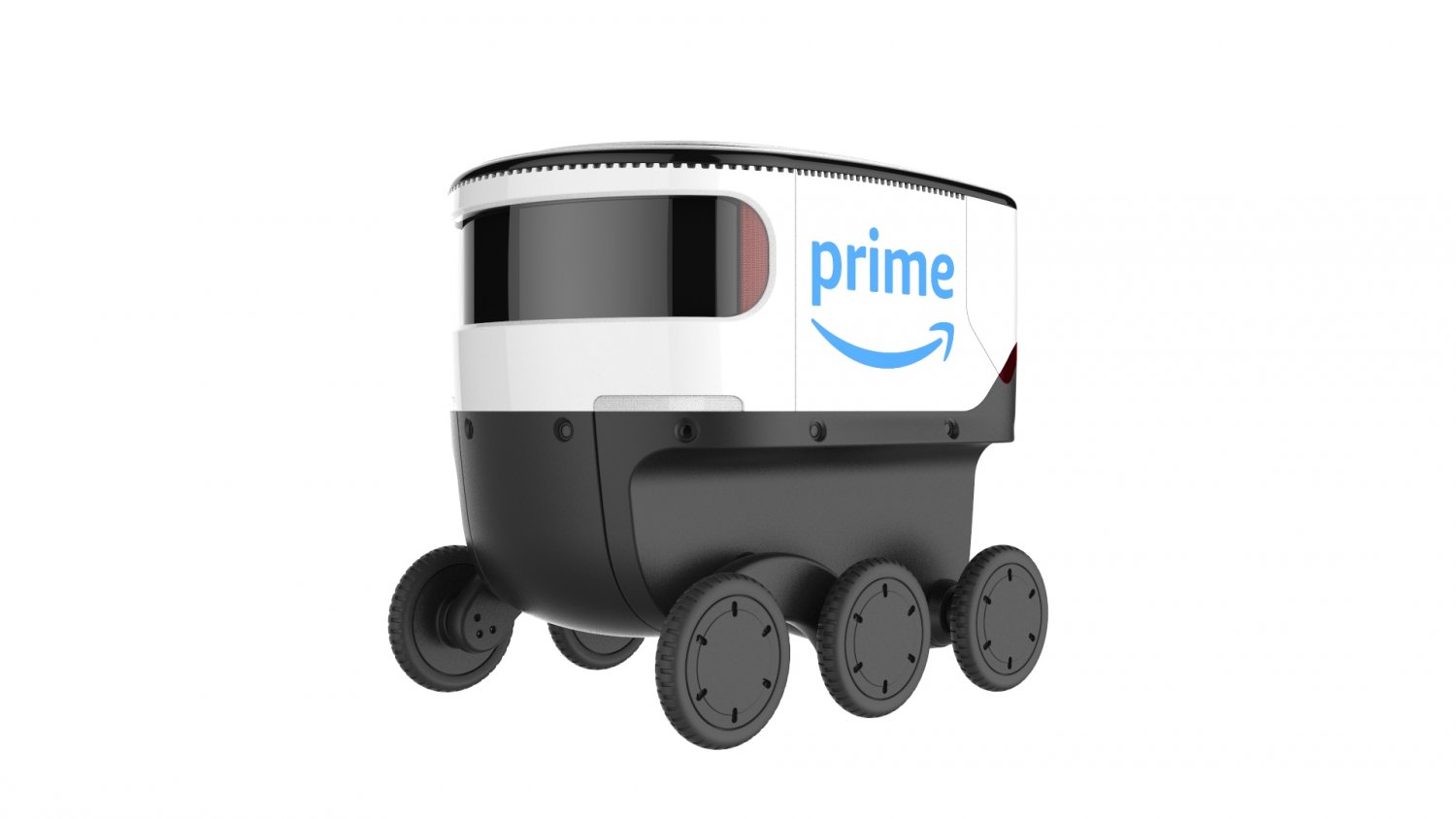 Amazon Delivery Robot White 3D Model in Robot 3DExport