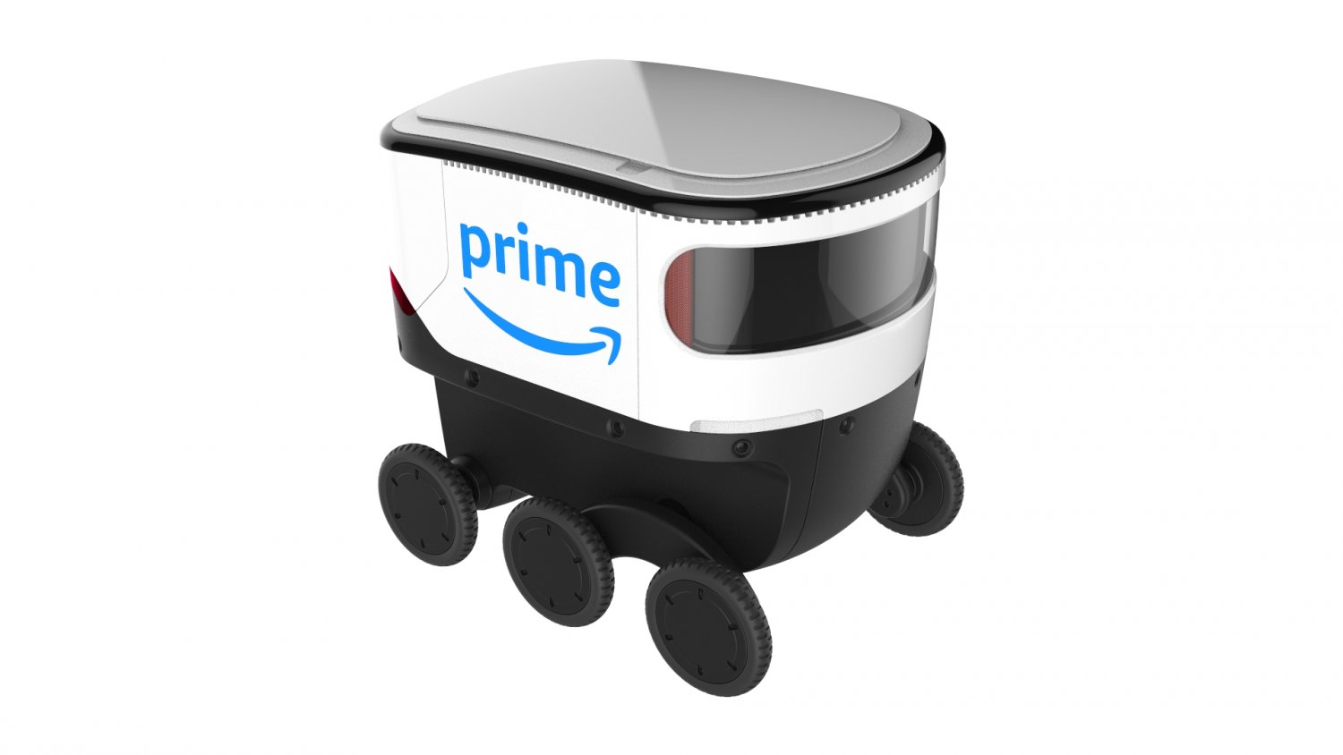 Amazon Delivery Robot White 3D Model in Robot 3DExport