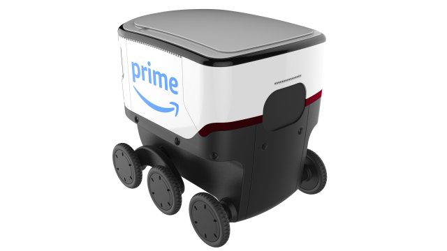 amazon delivery robot white 3D Model in Robot 3DExport