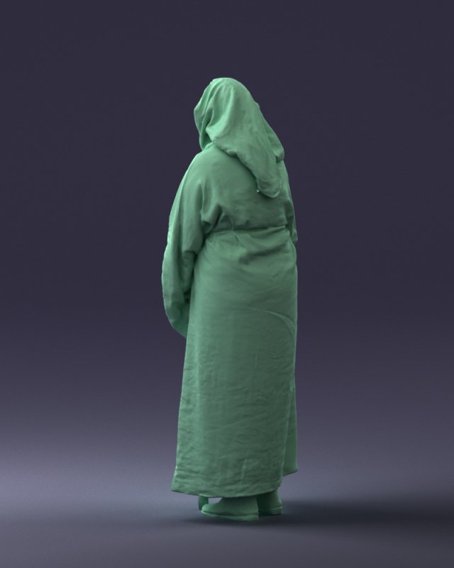 woman yoda 1101-5 3d print ready 3D Print Model in Woman 3DExport