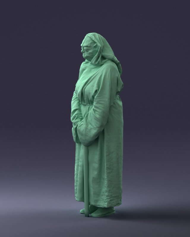 woman yoda 1101-5 3d print ready 3D Print Model in Woman 3DExport