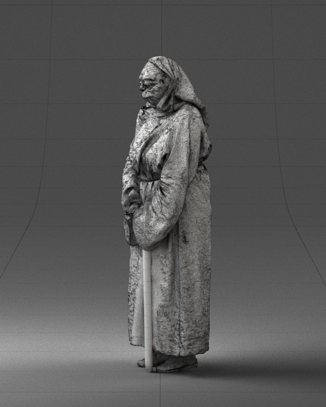 woman yoda 1101-5 3d print ready 3D Print Model in Woman 3DExport