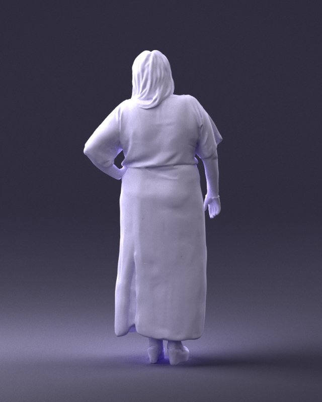 fat woman 0075 3D Model in Woman 3DExport