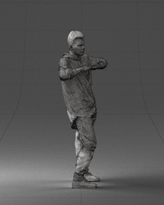man in pose 0209 3d print ready 3D Baskı Modeli in Erkek 3DExport