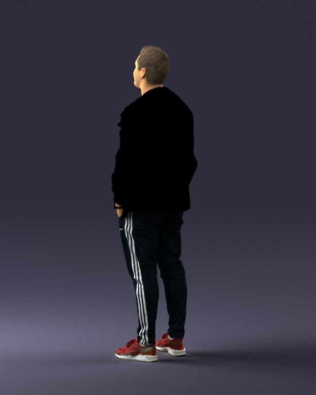 man in pose 0274 3d print ready 3D Print Model in Man 3DExport