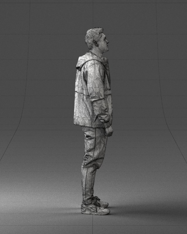 man in pose 0274 3d print ready 3D Print Model in Man 3DExport