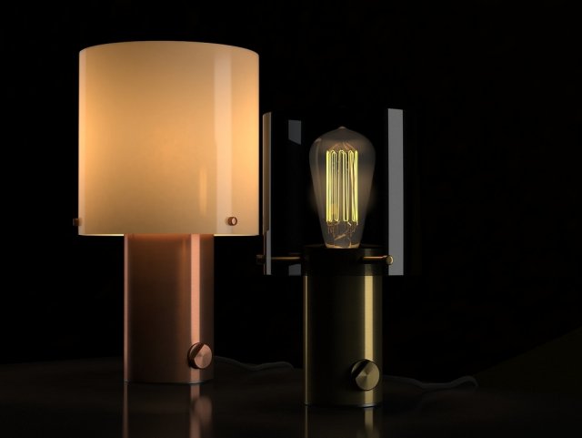 walter table lamp by original btc 3D Model in Table Lamps 3DExport