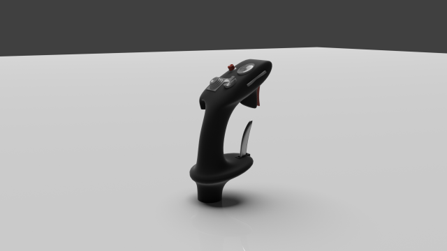 Stick for fighter jet 3D Model in Parts 3DExport