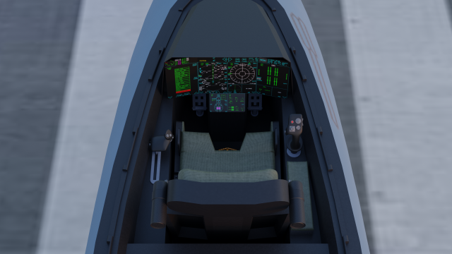 Arrow sixth generation stealth fighter jet 3D Model in Fighter 3DExport