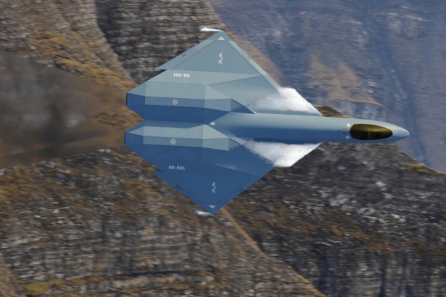 Arrow sixth generation stealth fighter jet 3D Model in Fighter 3DExport