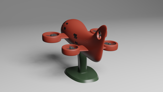 toppat clan airship - 3d printable model 3D Print Model in Vehicle 3DExport