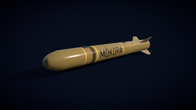 mokopa anti-tank missile 3D Model in Projectiles 3DExport