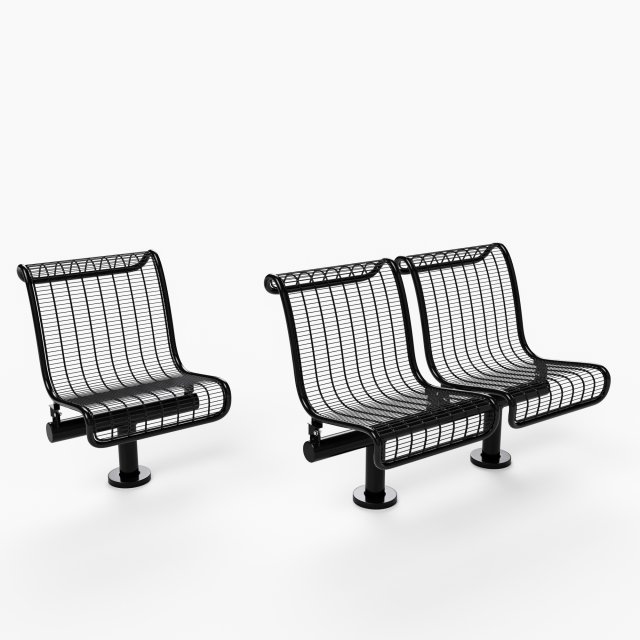 bench plexus backed 3D Model in Bench 3DExport