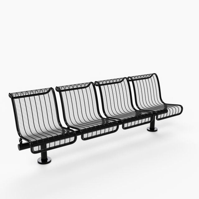 bench plexus backed 3D Model in Bench 3DExport