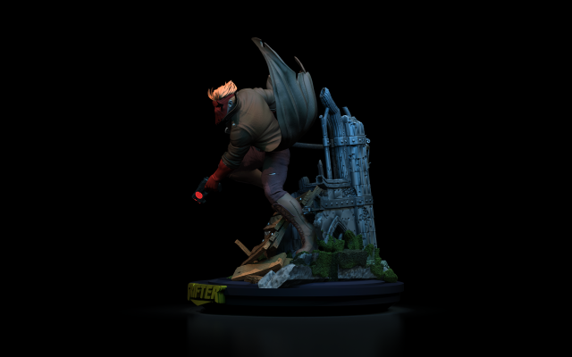 Grifter from Wild CATS by Jim Lee comics STL files for 3d printing ...