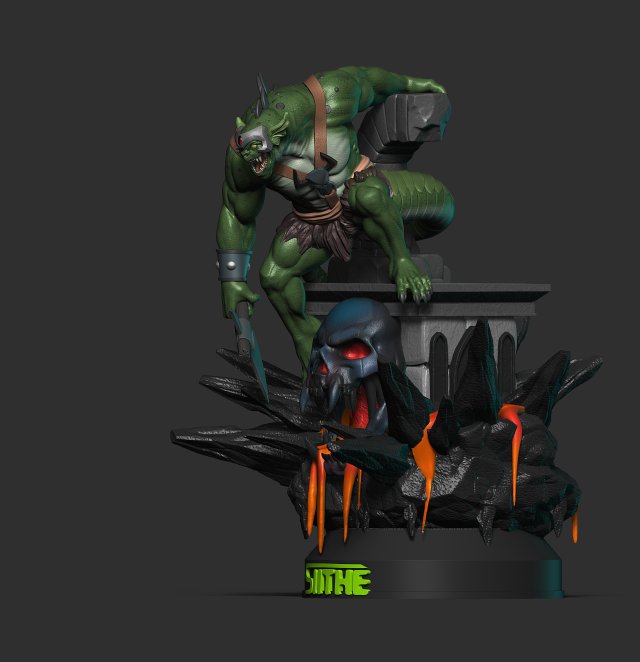 Slithe Reptilio Thundercats STL 3d printing collectibles action figures ...