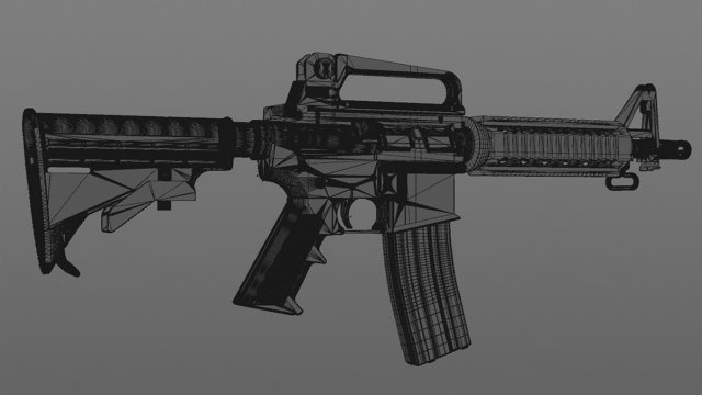 m4a1 3d print replica - display model 3d print model 3D-Druckmodell in ...