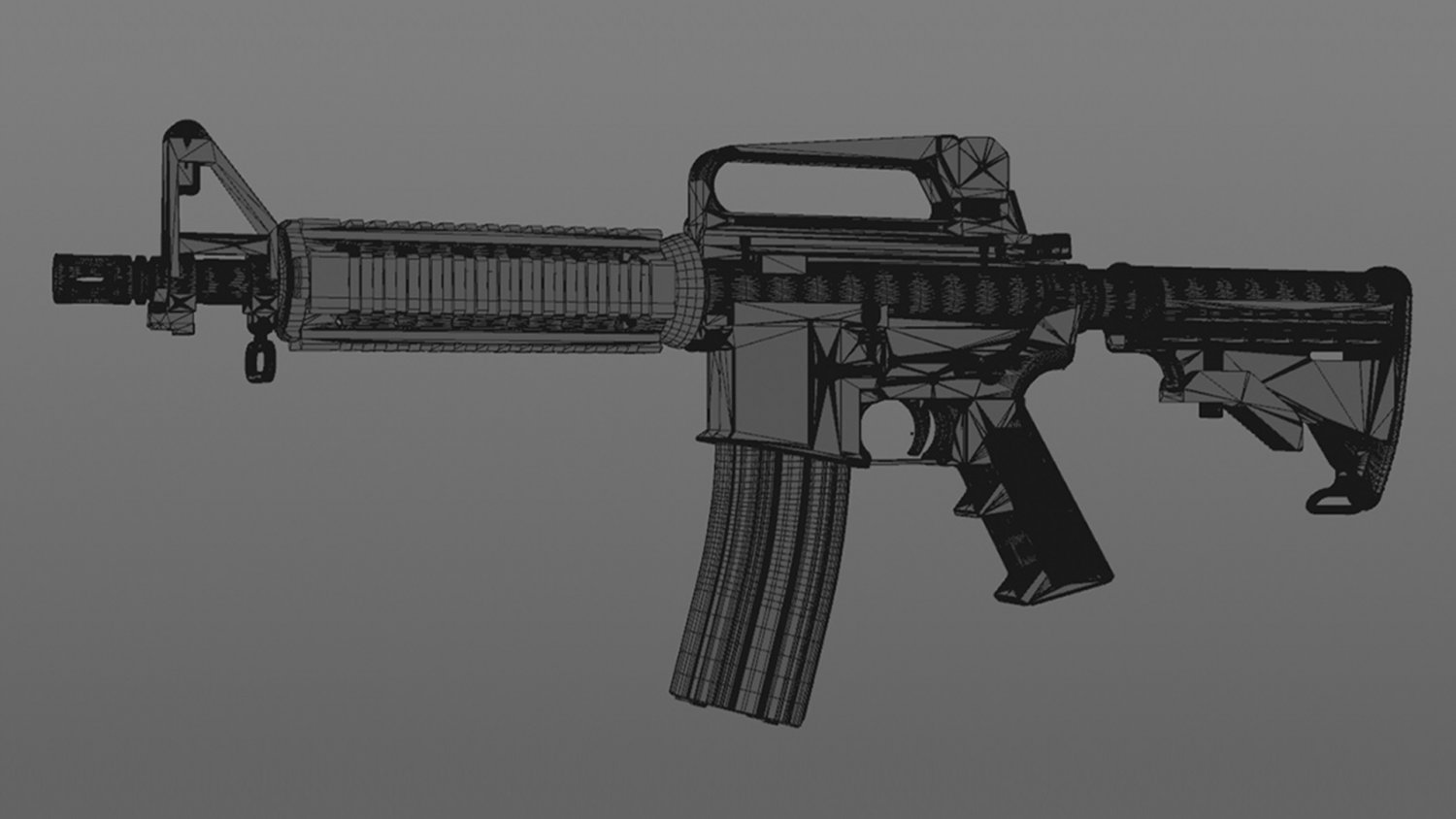 M4A1 3D Print Replica - Display Model 3D print model Modelo 3D in Outro ...