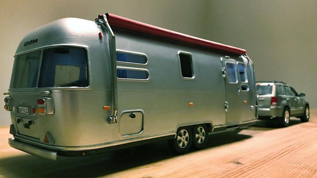 airstream trailer scale 1-18 3d print model 3D Print Model in Other ...