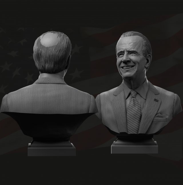 joe biden v2 3D Print Model in Figurines 3DExport