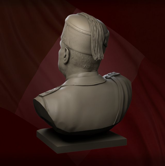 Benito mussolini 3D Print Model in Sculpture 3DExport