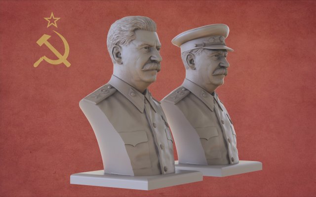 joseph vissarionovich stalin 3D Print Model in Sculpture 3DExport