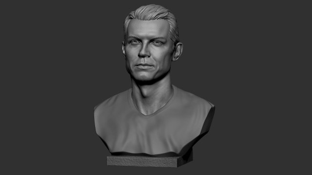 Cristiano Ronaldo 3D Print Model in Man 3DExport