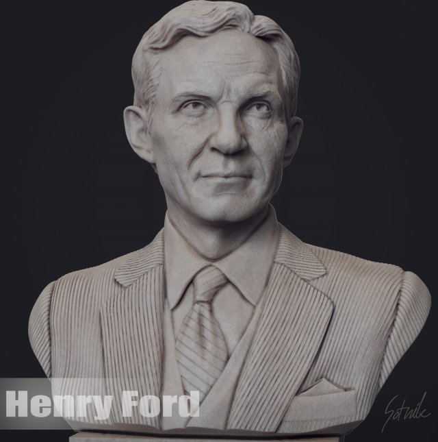 Henry 3D Print Model in Man 3DExport