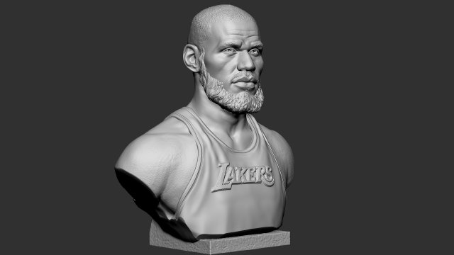 Lebron James 3D Print Model in Figurines 3DExport