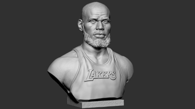 Lebron James 3D Print Model in Figurines 3DExport