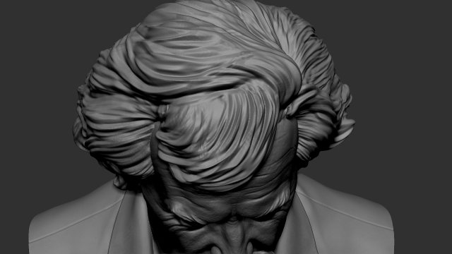 Mark Twain 3D Print Model in Man 3DExport