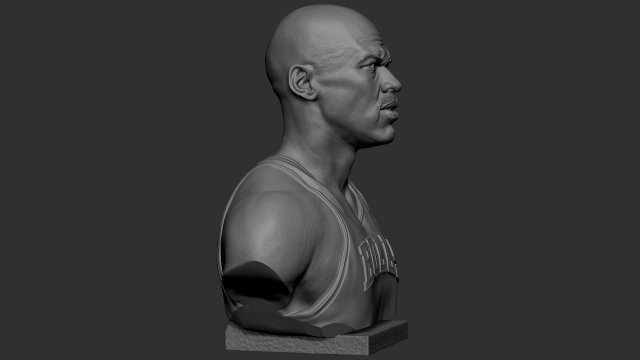 Michael Jordan 3D Print Model in Man 3DExport