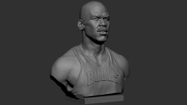 Michael Jordan 3D Print Model in Man 3DExport