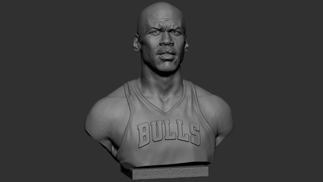 Michael Jordan 3D Print Model in Man 3DExport
