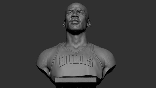 Michael Jordan 3D Print Model in Man 3DExport